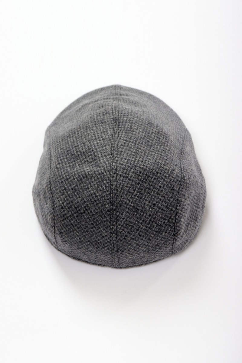English Cap with Herringbone-Effect